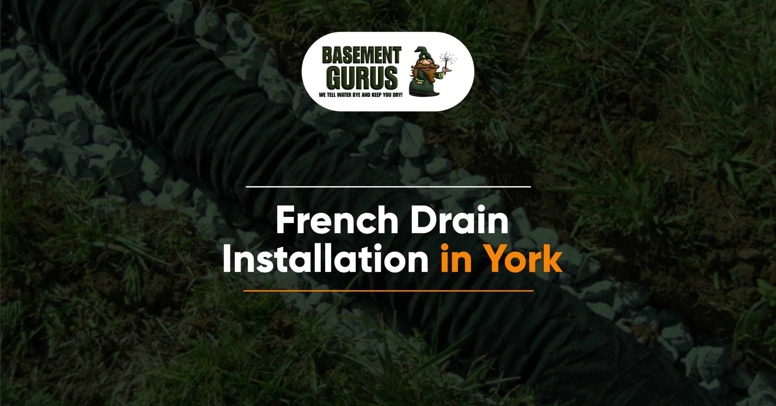 Professional French Drain Installation in York, PA